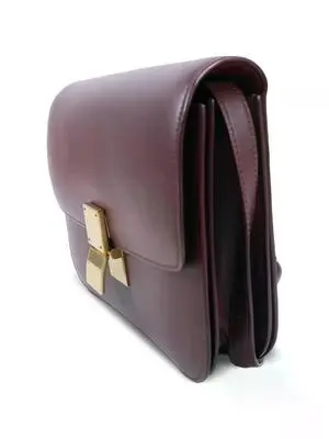 Celine Medium Classic Box Shoulder Bag - Red