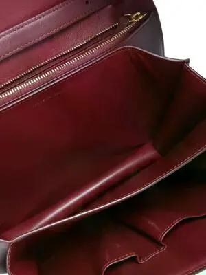 Celine Medium Classic Box Shoulder Bag - Red