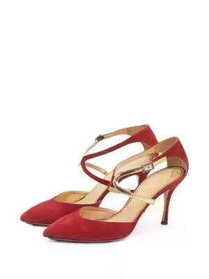 CHARLOTTE OLYMPIA Suede Heeled Pumps