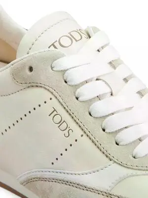 TOD'S Perforated Panelled Lace-up Sneakers