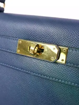 Hermès 2019 28 Kelly Epsom Tote Bag - Blue