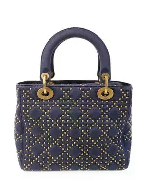 Dior Lady Studded Tote Bag