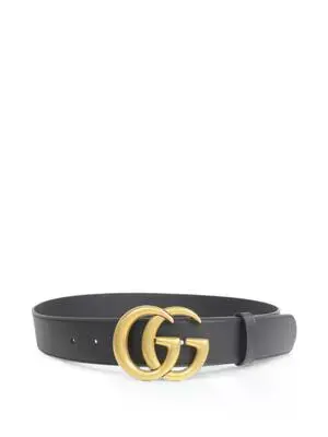 Gucci Gg Marmont Belt - Black