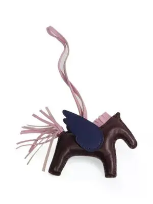 Hermès Leather Rodeo Pegase Charm - Brown