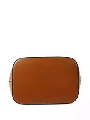 Celine Triomphe Leather Bucket Bag