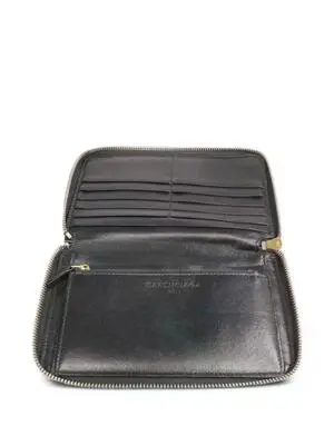Balenciaga Round Zip-around Wallet