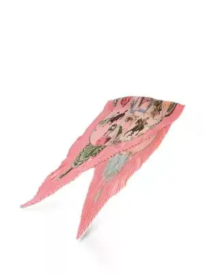 HERMÈS Pleated Silk Scarf