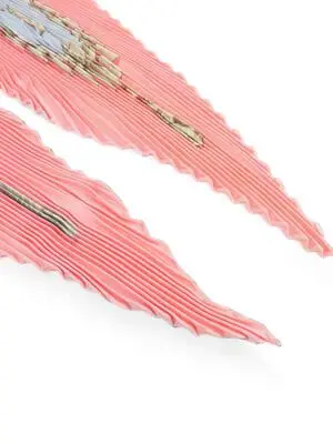 Hermès Pleated Silk Scarf