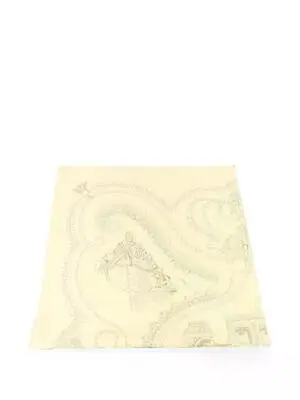 Hermès Horse-print Silk Scarf - Neutrals