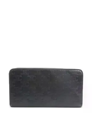 Celine Triomphe Embossed Zipped Wallet