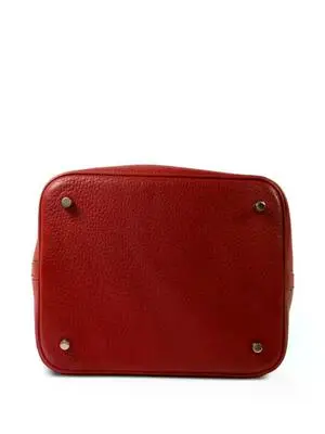 Hermès 2014 Mm Picotin Tote Bag - Red