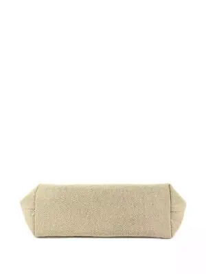 Longchamp Logo Print Canvas Shoulder Bag