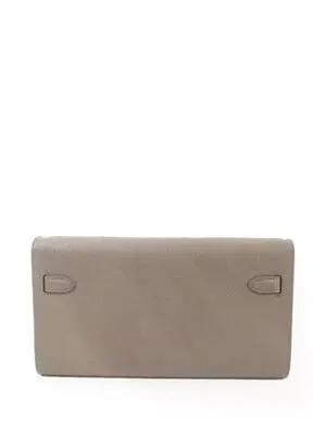 Hermès Kelly To Go Leather Shoulder Bag - Grey