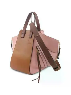 Loewe Small Hammock Leather Shoulder Bag - Brown