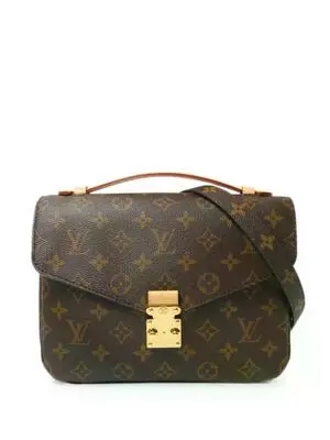 LOUIS VUITTON Monogram Pochette Metis Shoulder Bag - Brown