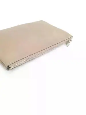 Hermès Atout 20 Evercolor Leather Clutch Bag - Neutrals