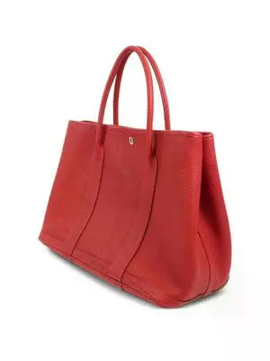 Hermès Garden Party Calfskin Tote Bag - Red