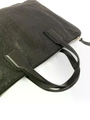 Loewe Anagram Embossed Leather Tote Bag