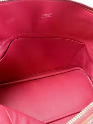 Hermès Bolide 31 Taurillon Clemence Leather Tote - Red