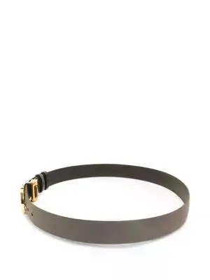 FERRAGAMO Reversible Gancini Belt - Black