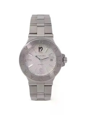 BVLGARI Diagono Automatic Stainless Steel Watch - Silver