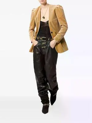 Isabel Marant Étoile Fereole Velvet Pinstripe Jacket