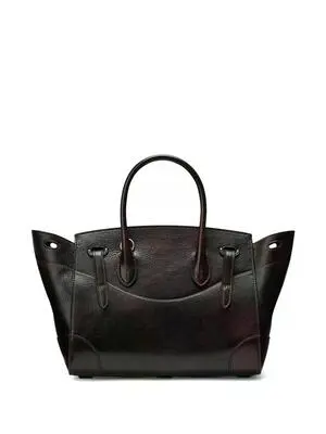 Ralph Lauren Soft Ricky Distressed Leather Tote Bag - Brown