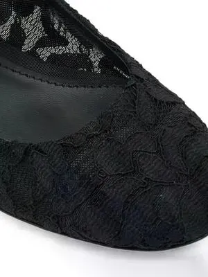Dolce & Gabbana Lace Floral Mary Jane Pumps