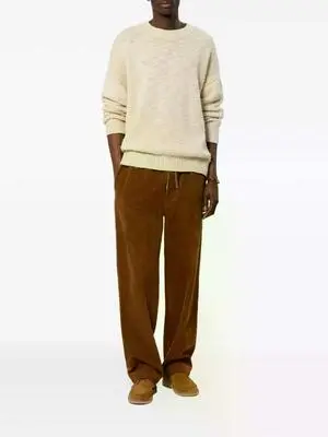 Isabel Marant Étoile Arlen Corduroy Relaxed Fit Trousers - Brown
