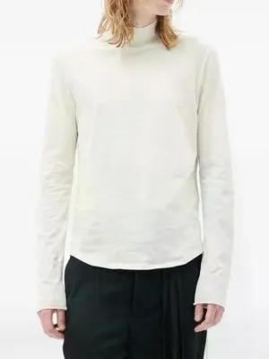 ANN DEMEULEMEESTER Lenart Mock-neck Long-sleeve Top