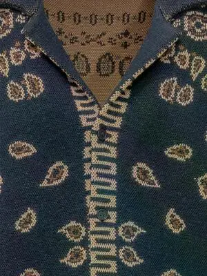 Alanui Bandana Jacquard Knit Shirt