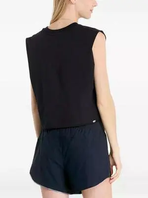 CIELE Ortank Cropped Tank Top - Black