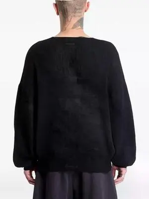 Fear Of God Waffle-knit Crew Neck Sweater