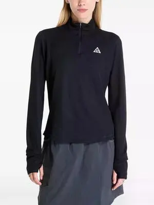 Nike Dri-fit Half-zip Top - Black