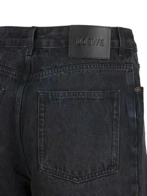 Loewe Anagram Embroidered Straight Leg Jeans