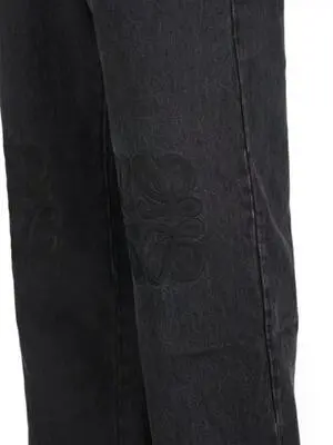 Loewe Anagram Embroidered Straight Leg Jeans