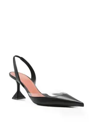 Amina Muaddi Lara Pointed Pumps