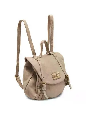 Marc Jacobs Leather Backpack With Buckle Straps