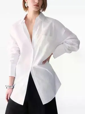 Liu Jo Poplin Shirt With Jacquard Viscose Buckle