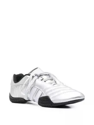Adidas Taekwondo Mei Elite Metallic 3-stripe Sneakers - Silver