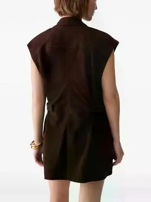 Liu Jo Suede Vest With Buckle Detail