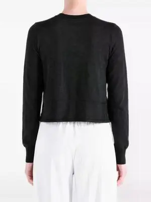 Alexander Wang Logo-embroidered Drawstring Cardigan