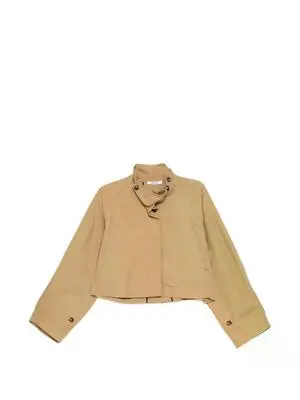 Helmut Lang Raglan-sleeve Button-up Jacket - Neutrals
