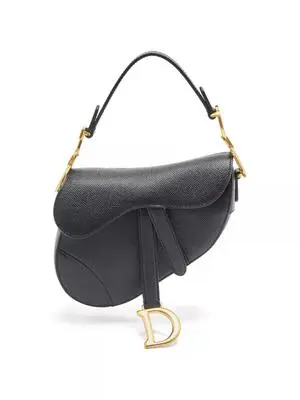 Dior 2022 Mini Leather Shoulder Bag - Black