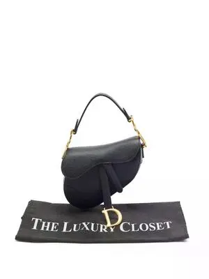 Dior 2022 Mini Leather Shoulder Bag - Black