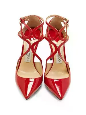 JIMMY CHOO Lancer Patent Leather Stiletto Pumps