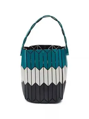 Issey Miyake Geometric Paneled Bucket Bag