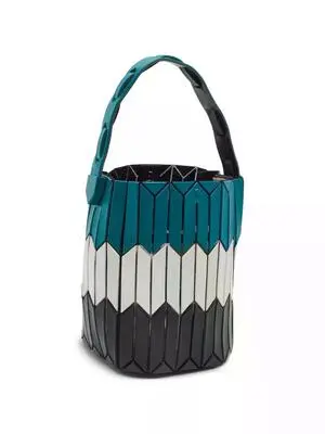Issey Miyake Geometric Paneled Bucket Bag