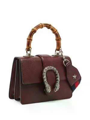 Gucci Mini Dionysus Bamboo Satchel Bag - Red