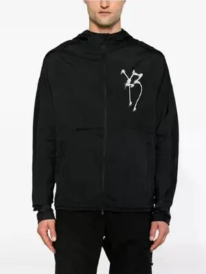 Y3 Graphic Print Hooded Jacket